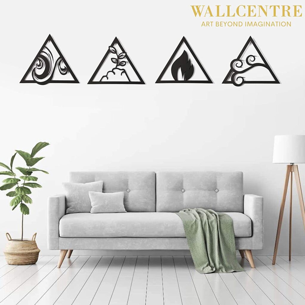 Wallcentre’s 4 Element Traingle Shape – Wall Décor