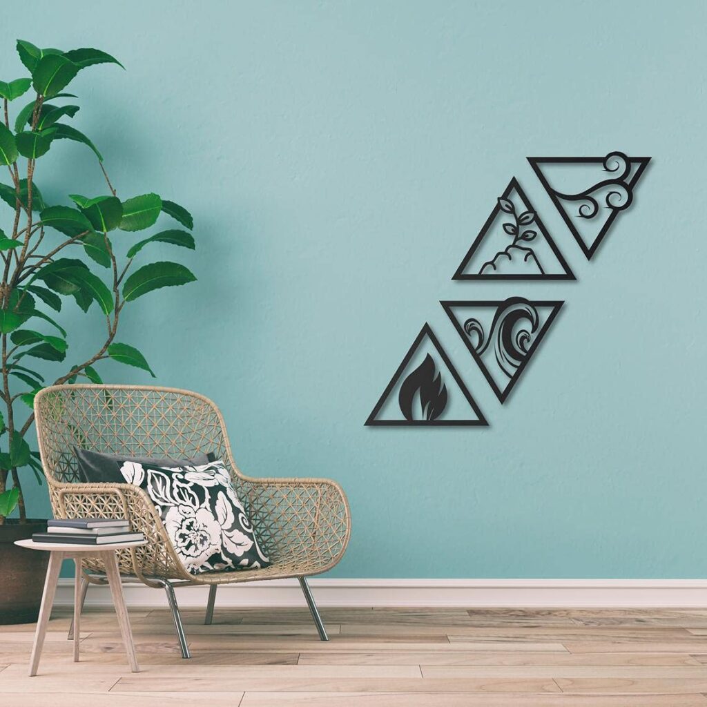 Wallcentre’s 4 Element Traingle Shape – Wall Décor